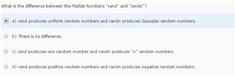 Solved What Is The Difference Between The Matlab Functions