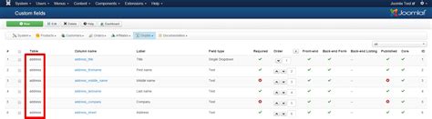 Hikashop Custom Fields
