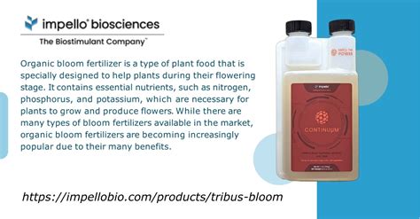 Ppt Looking For Organic Bloom Fertilizer Visit Impello Biosciences