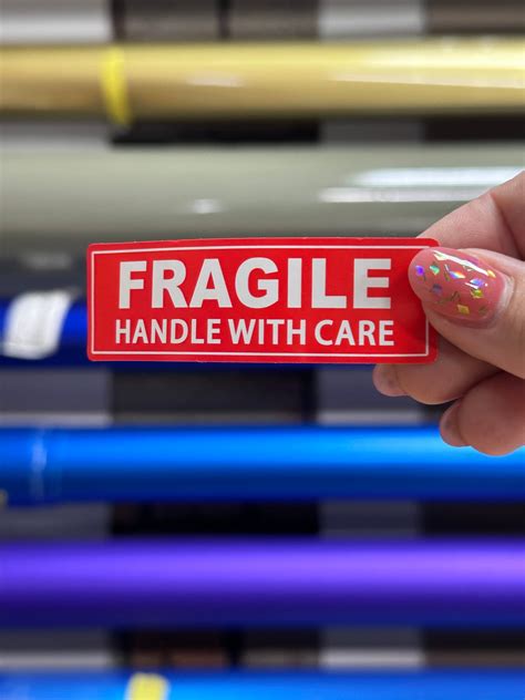 Fragile Sticker Big Brown Industries
