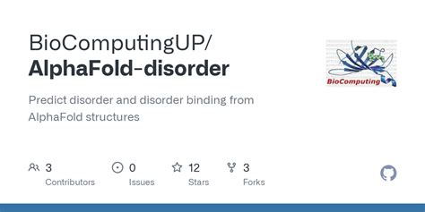 GitHub BioComputingUP AlphaFold Disorder Predict Disorder And Disorder Binding From AlphaFold