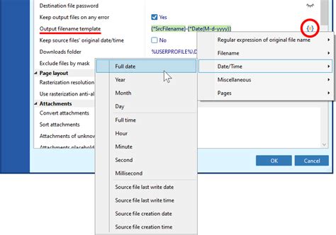 Customize Output File Names In Docufreezer Docufreezer