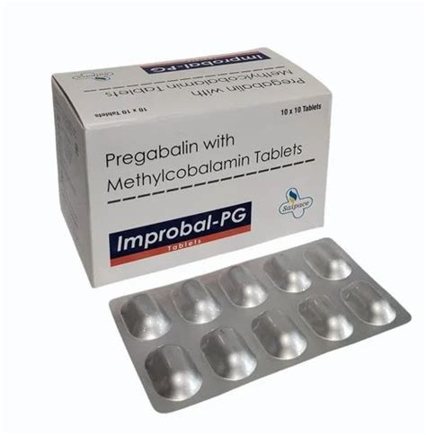 Improbal Pg Pregabalin Methylcobalamin Tablets 10 X 10 At Rs 140
