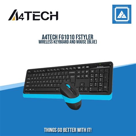 A4tech Fg1010 Fstyler Wireless Keyboard And Mouse Bluearm Computer Store
