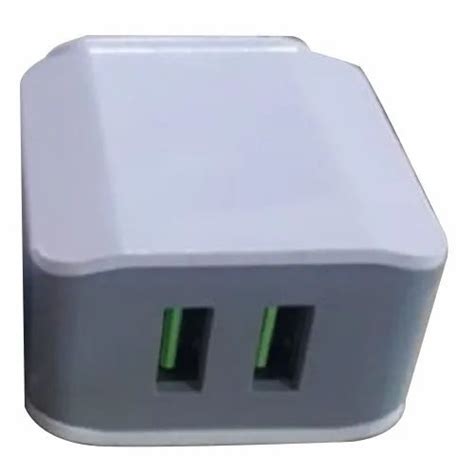 White Electric Pin Mobile Adapter At Piece In New Delhi Id
