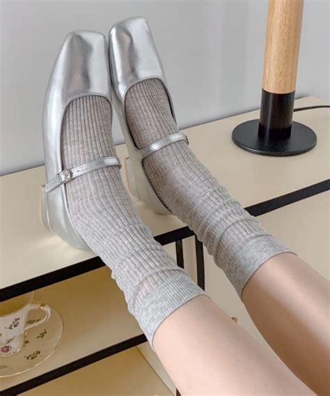 나의하루 [1개 3개]썸머 시스루 양말 시원한 여름 골지 셔링 스타킹양말 롱삭스 레인부츠니삭스