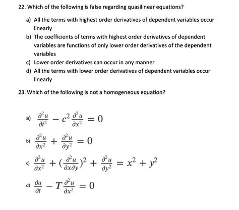 Solved 22 Which Of The Following Is False Regarding