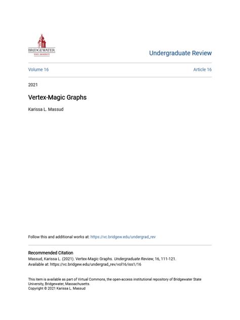 Vertex Magic Graphs Pdf