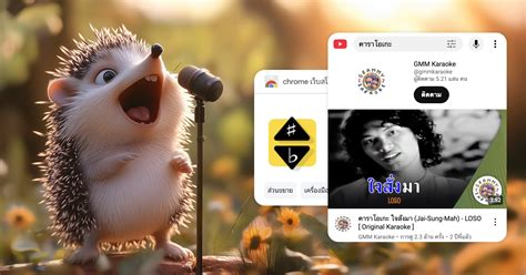 ร้องคาราโอเกะ ด้วย Youtube และ Transpose เม่น • บล็อก