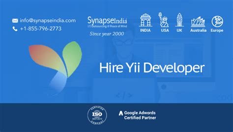 Website Development Company Hire Yii Developer From Synapseindia For