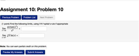 solved assignment 10 problem 10 previous problem problem