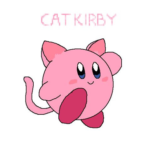 Pixilart Cat Kirby By Supersonic29