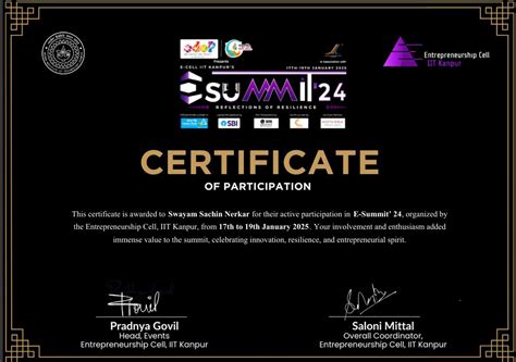 Entrepreneurship Ai Generativeai Iitkanpur Innovation Startupmindset… Swayam Nerkar