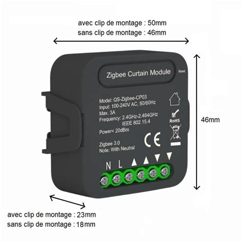 Modules Interrupteur Pour Volet Roulant Zigbee 4 Pièces 1 Passerelle Zigbee Silamp