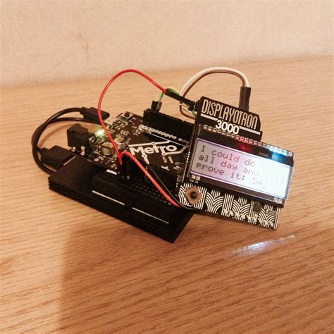 Using Pimoroni Display O Tron With Arduino 4 Steps Instructables