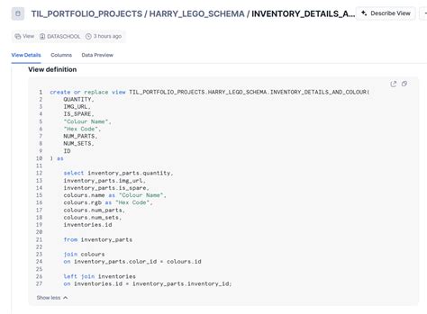 Dashboard Week Final Day Utilising Sql Queries To Join Data Tables And
