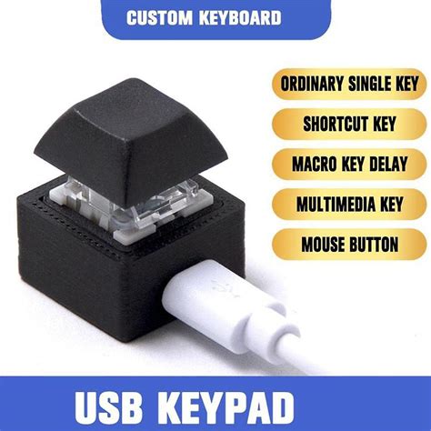 Mini Keyboard Macro Keypad Rgb Diy Customize Shortcut Keyboard Gaming