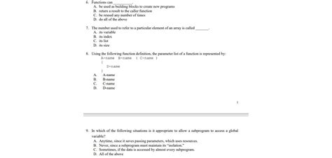 solved 6 functions can a be used as building