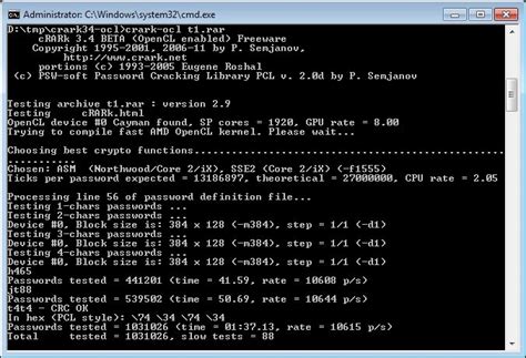 Tested Crark Opencl Password Cracker For Rar Files Geeks3d