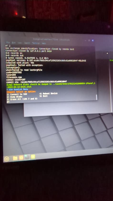 [question] iphone 6 not dumping blobs for ios 9 thru ssh ramdisk r