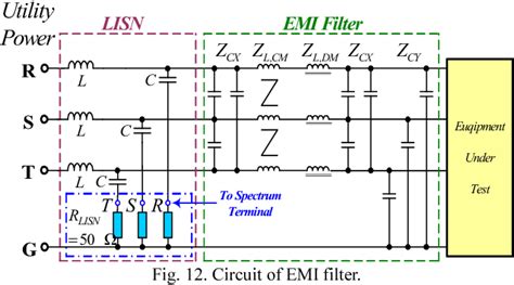 Emi Filter Circuit Schematic