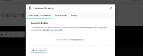 Introducing Conditional Blocks 20 Conditional Blocks