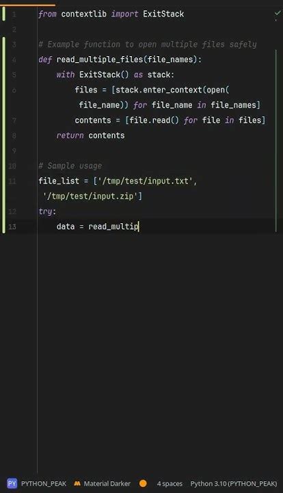 how to create context managers with exitstack master context managers