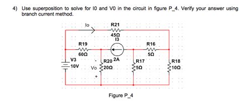 Solved Use Superposition To Solve For I0 And V0 In The