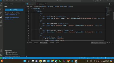 [video] navya jorige on linkedin html webdevelopment miniproject coding formdesign htmlform…