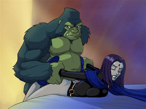 Beast Boy And Raven By Flick Hentai Foundry