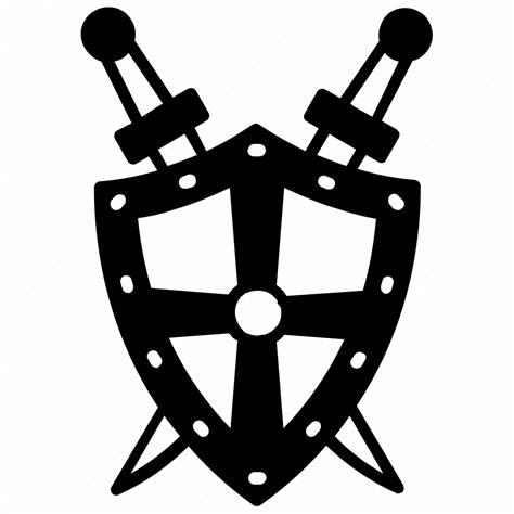 Ancient Shield Swords Antique Roman Icon Download On Iconfinder