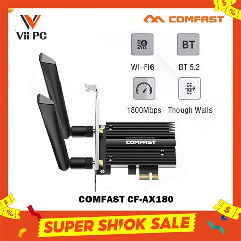 COMFAST CF AX PRO WIFI PCIE Wireless Adapter Bluetooth ADAPTER Mbps Support GHz