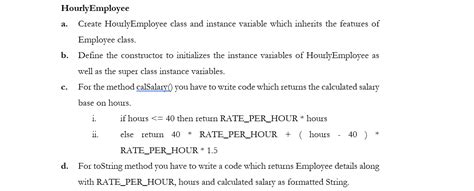 Solved 1 Write Java Application As Per Class Diagram And
