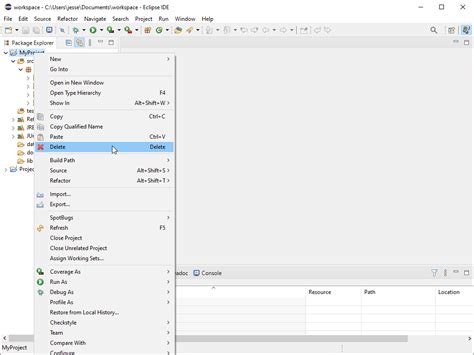Eclipse Java Project Explorer Icons