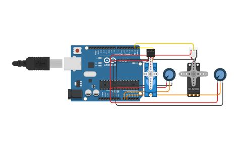 Circuit Design Arduino Arm Tinkercad