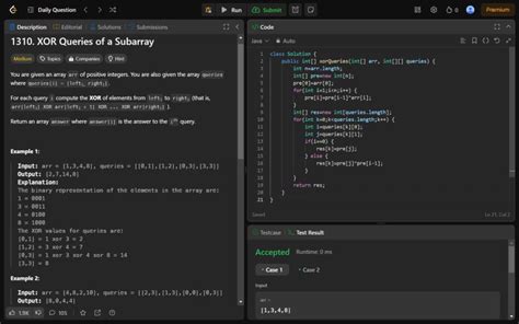 Aakash Bhatt On Linkedin 100daysofcode Java Xor Prefixarrays