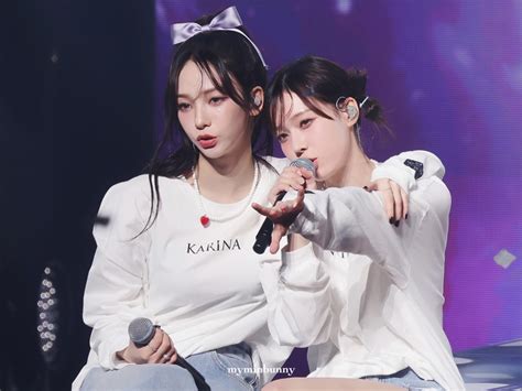 [에스파] 귀여운 지민정 에스파 카리나 윈터 촬스의 이슈와 유머