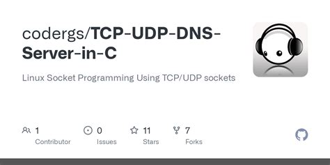 Github Codergstcp Udp Dns Server In C Linux Socket Programming