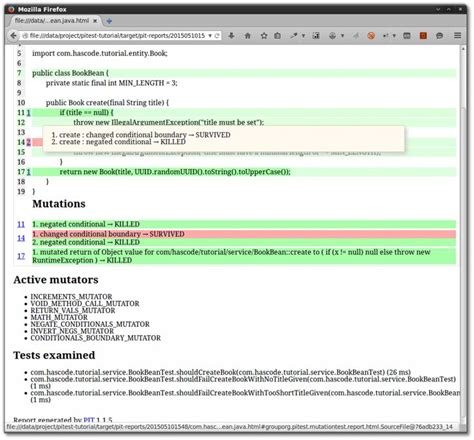 Mutation Testing With Pitest And Maven Mutation Integration Testing Test