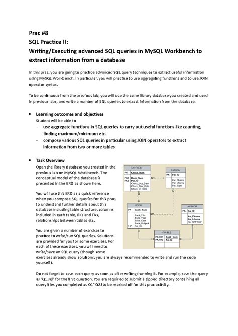 Prac08 Sql Practice 2 Prac Sql Practice Ii Writingexecuting