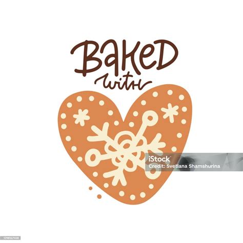 발렌타인 데이 진저 브레드 쿠키 인사말 카드와 함께 따옴표와 함께 구운 사랑 설탕 장식으로 장식 된 조각 된 인물 흰색 배경에서 격리된 벡터 플랫 일러스트레이션 2월에 대한