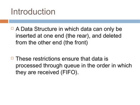Queue In Data Structure Ppt Programming Languages Computing