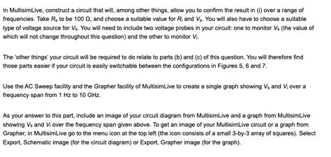 In MultisimLive Construct A Circuit That Will Among Chegg