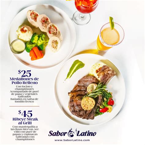Menu Sabor Latino Sabor Latino