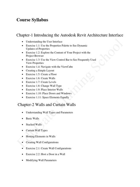 Bim Modeling Using Revit Architecture 2017 Pdf Autodesk Revit 3 D Computer Graphics
