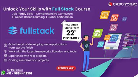Fullstack Training By Credo Systemz Free Event Linkedin