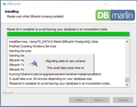 upgrade on windows dbmarlin docs and knowledge base