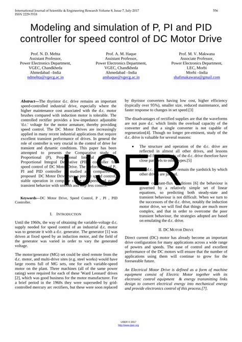 pdf modeling and simulation of p pi and pid controller for dokumen tips