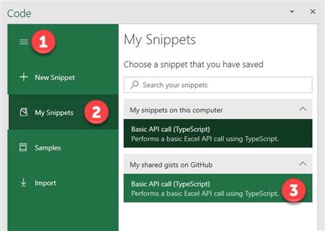 API JS dans Excel Sauvegarde du code Médiaforma