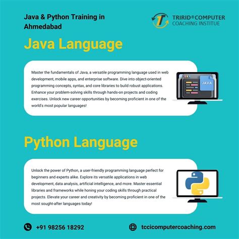 Java Python Training Tcci Ahmedabad Techskills Careerdevelopment Riddhi Dhandha